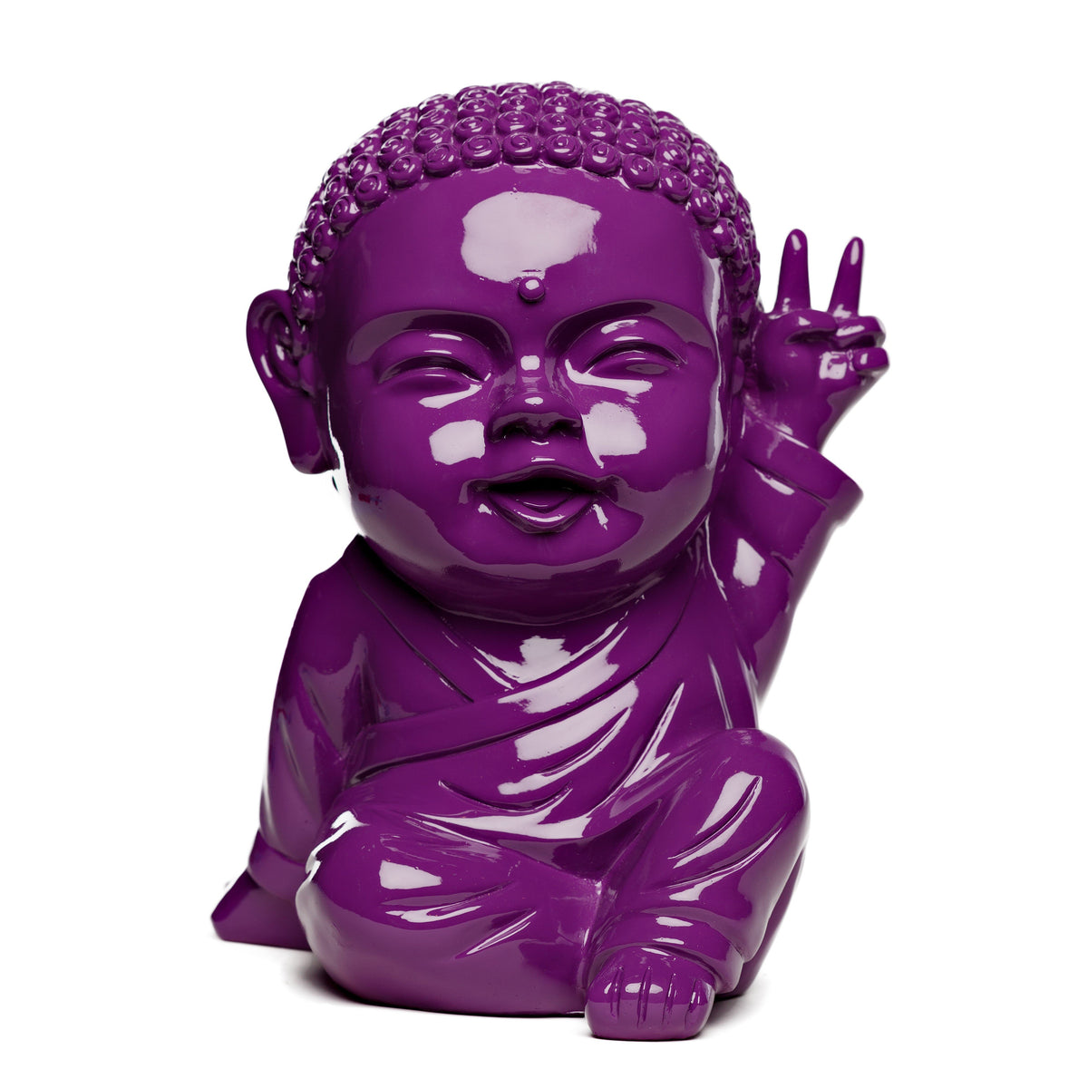 Statue Buddha Iki Glossy Violet – Iki Buddha Pop